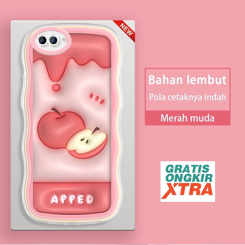 Jual jinsouwe OPPO NEO 9 A3S A5 A7 A5S A9 2020 A12 A12S A12E Casing Ponsel Aku suka makan apel ...