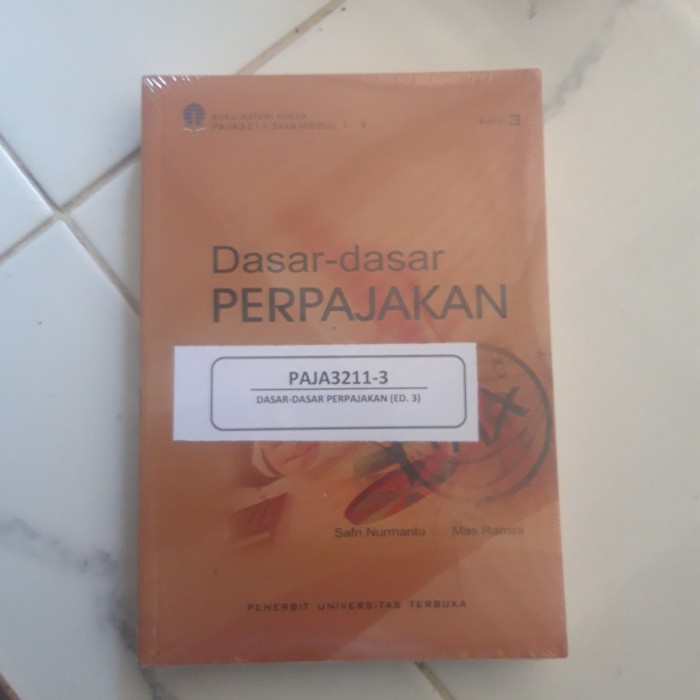 Jual Buku Dasar Dasar Perpajakan Safri Nurmantu Original 27sg Shopee