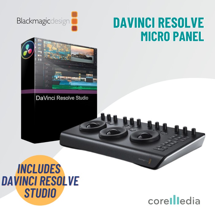 Jual BLACKMAGIC DESIGN DAVINCI RESOLVE MICRO PANEL | Shopee Indonesia