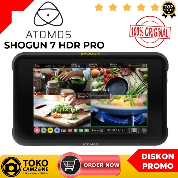 Jual ATOMOS SHOGUN 7 HDR PRO MONITOR/RECORDER | Shopee Indonesia