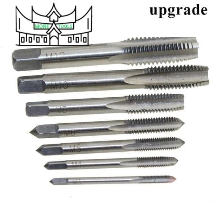 Jual HAND TAP DRILL BITS SET 8 PCS / MATA BOR PEMBUAT ULIR DRAT BAUT SEKRUP | Shopee Indonesia