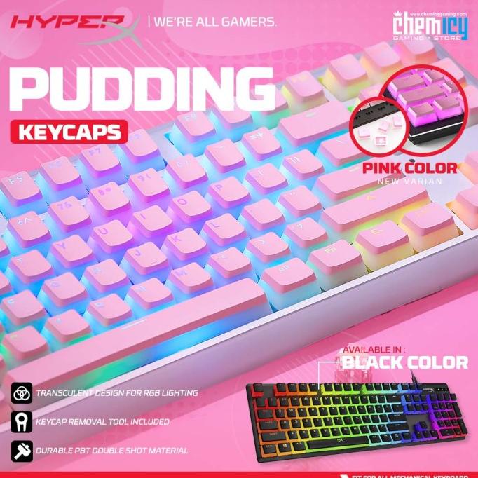 Jual HyperX Double Shot PBT Pudding Keycaps | Shopee Indonesia