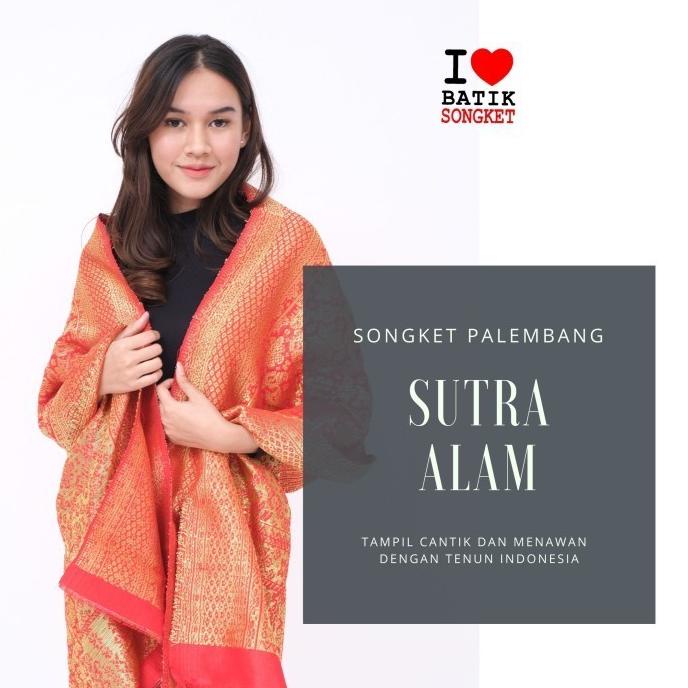 Jual Songket Sutra Alam Palembang Tenun Batak Ulos Sumatra Medan ...
