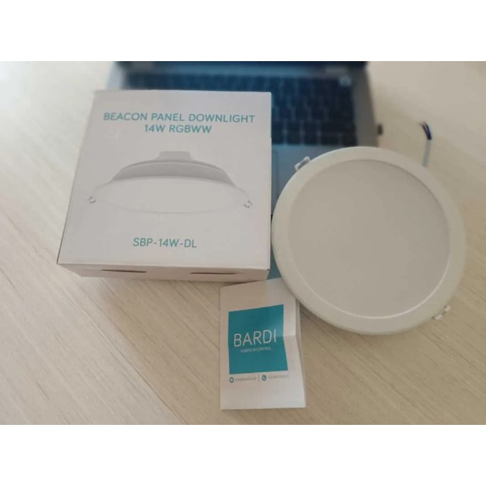 Jual Lampu BARDI Smart Beacon Panel Downlight 8W RGBWW Bluetooth ...