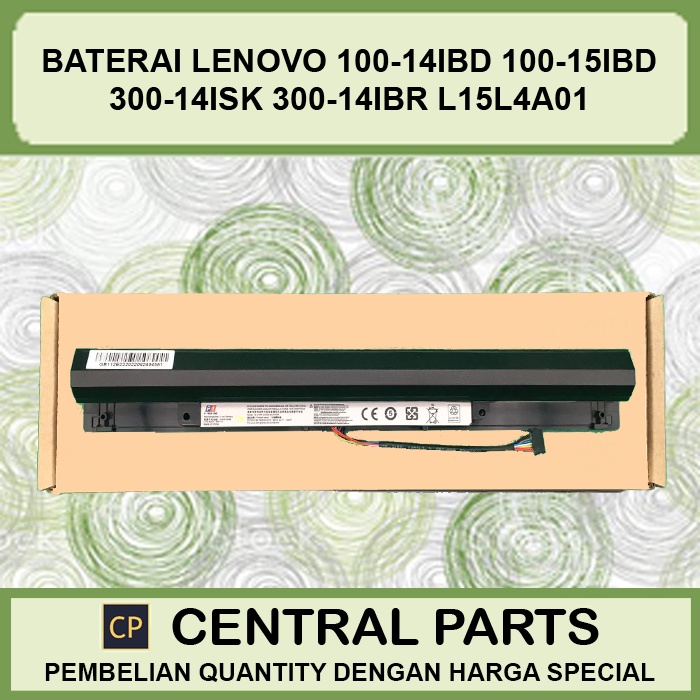 Jual Baterai Laptop Lenovo Ideapad 100-14IBD 100-15IBD L15L4A01 ...