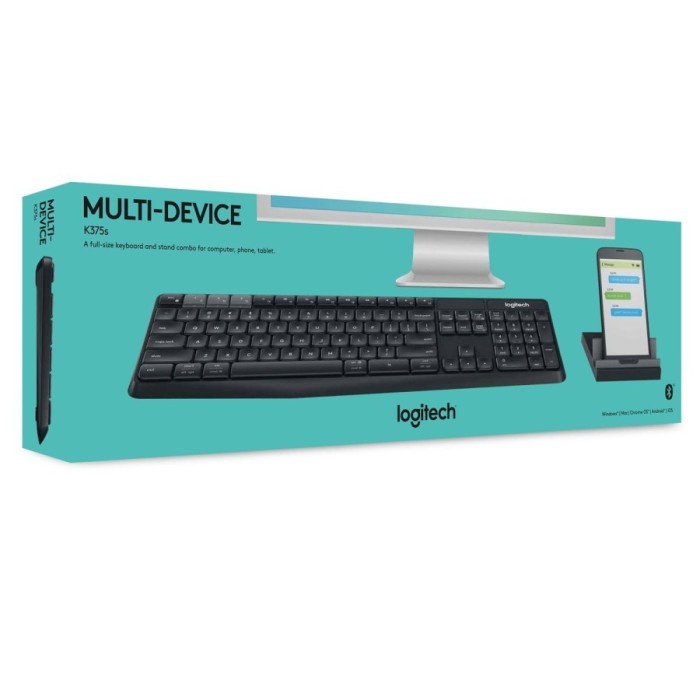 Jual LOGITECH KEYBORAD WIRELESS K375S / BLUETOOTH KEYBOARD K 375 S ...