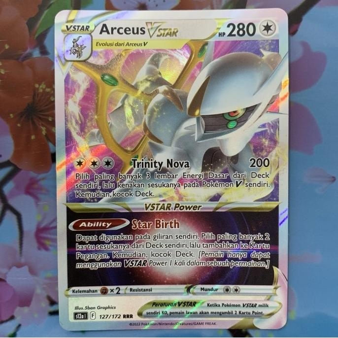 Jual Pokemon TCG Indonesia Arceus V Star S12a 127 Vstar | Shopee Indonesia