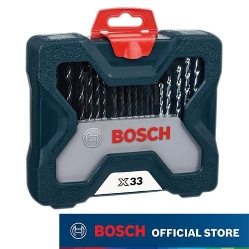Jual Bosch Drill + Screwdriver Bits Set/Mata Bor + Mata Obeng Set 33pcs ...