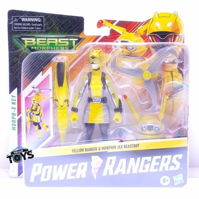 Jual Power Rangers Beast Morphers Yellow Ranger and Morphin Jax ...