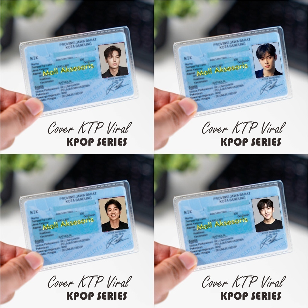 Jual Cover KTP/ SIM Pelindung Anti Gores KPOP Artis Korea Le Min Hoo ...