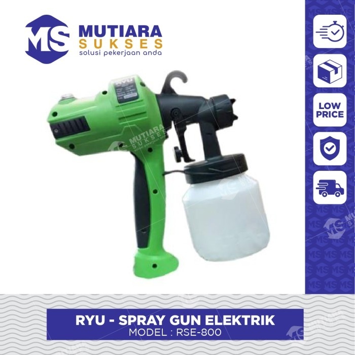 Jual Spray Gun Elektrik Electric Ryu Rse-800 Rse800 Paint Zoom Ryu ...