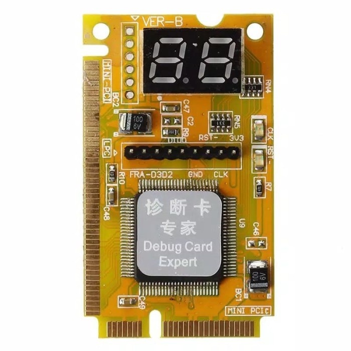 Jual Mini PCI LPC PCIe Express Analyzer Debug Tester Post Code PC ...
