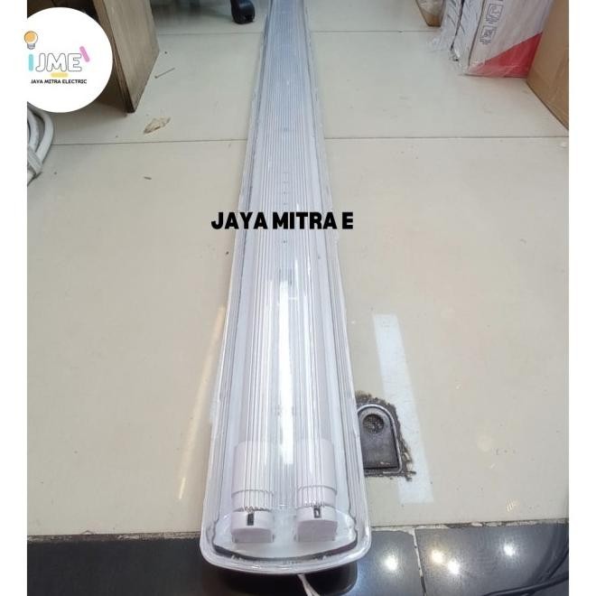 Jual Kap Tl 2X36 Waterproof Ip65 Set + Lampu T8 Led 16 Watt Ecofit ...