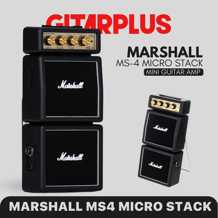 Jual [New Ori] Marshall Ms4 Micro Stack Mini Guitar Amplifier Ampli Gitar Listrik Limited ...