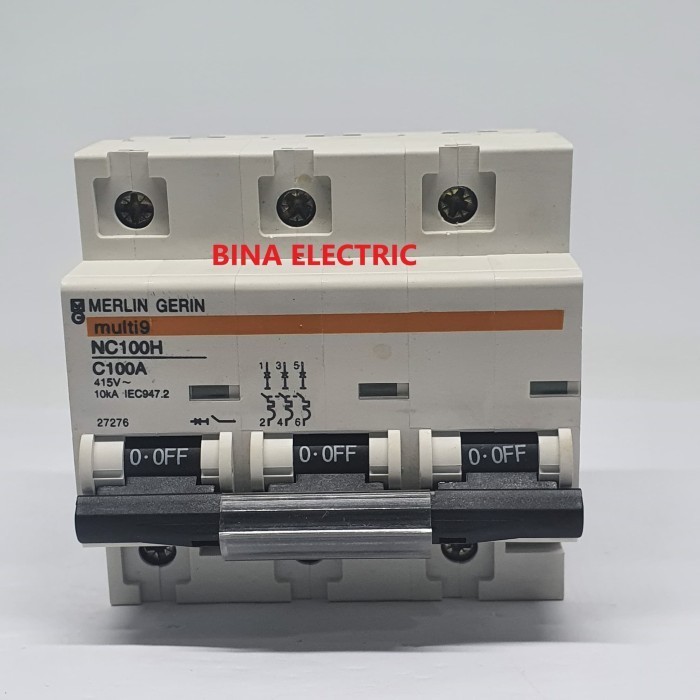 Jual [New Ori] Mcb Multi9/Multi 9 Merlin Gerin Nc100H 3P 100A / Mcb Merlin Gerin 100A Limited ...