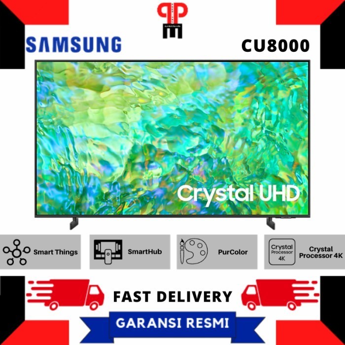 Jual [New] Samsung Smart Tv 50 Inch Crystal Uhd 4K New Model 2023 - Ua50Cu8000 Terbaru | Shopee ...