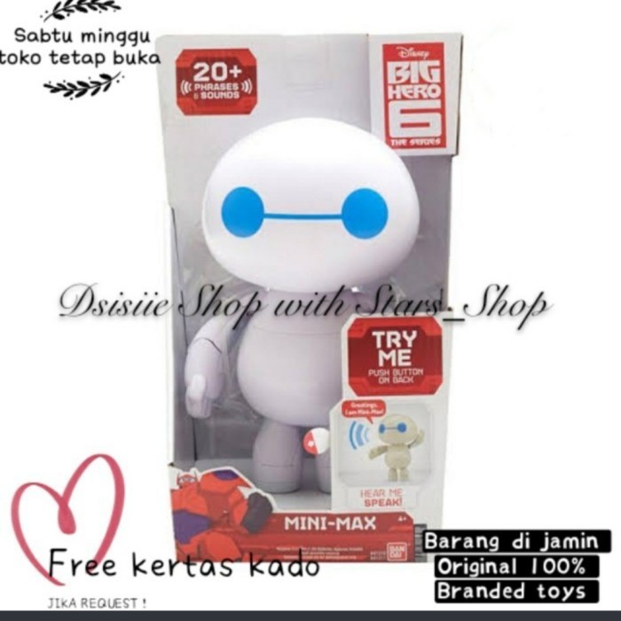 Jual [Ori] Disney Big Hero 6 Mini Max Speak And Sound Original Ban Dai ...