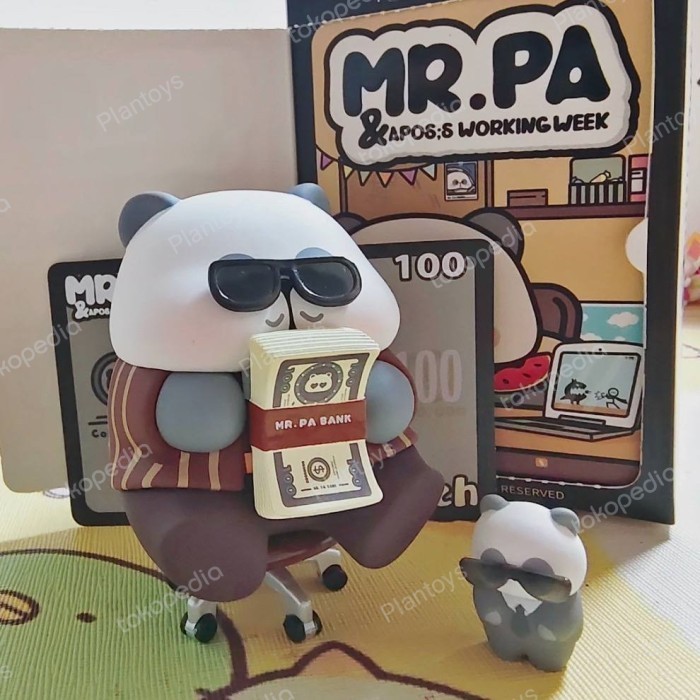 Jual [Ori] Toycity Mr.Pa Mr. Panda Working Week Series - Secret Hidden ...