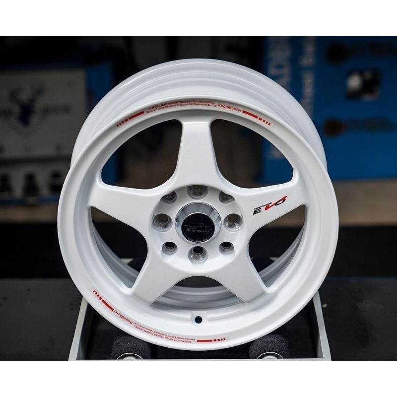 Jual New velg mobil racing ring 14 EVO REGAMASTER velg r14 mobil agya ...