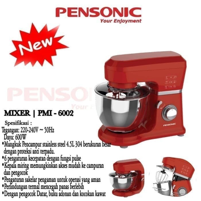 Jual Stand Mixer Grande Pensonic PMI-6002 4.5 Liter | Shopee Indonesia