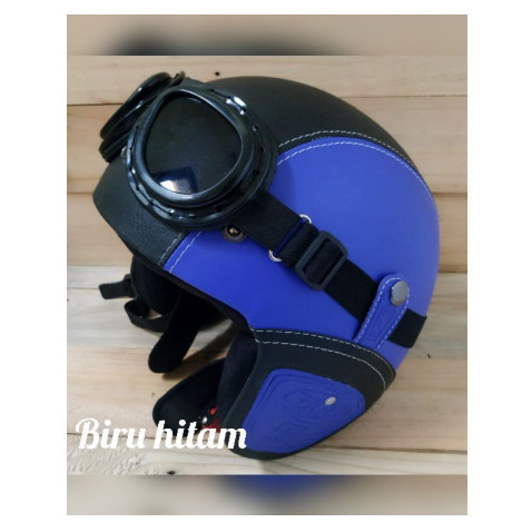 Jual Helm Jadul Vintage Klasik Helm Retro Klasik Model Pilot - Helm ...