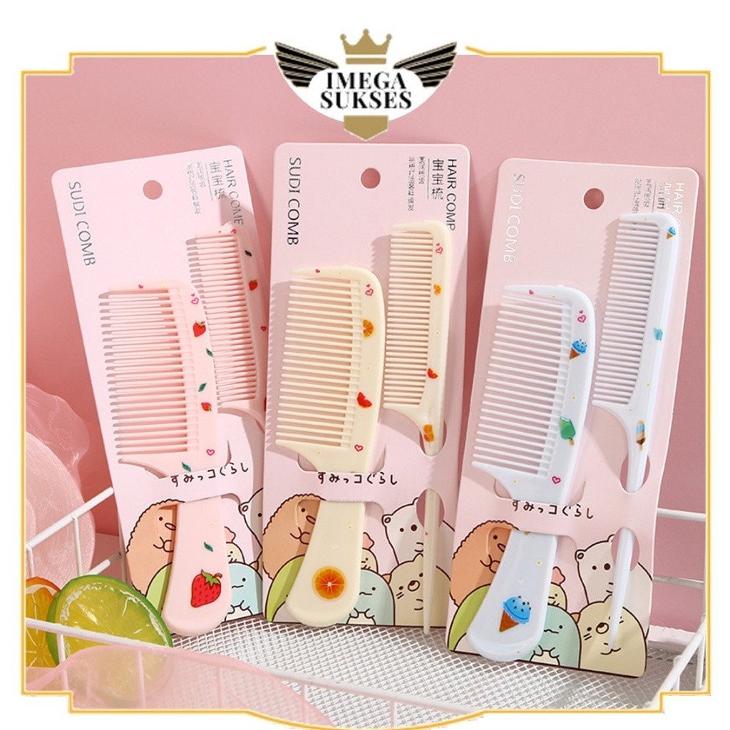 Jual PHG - Sisir Anak Set Isi 2pcs Karakter Kartun Lucu Sisir Runcing 2 ...
