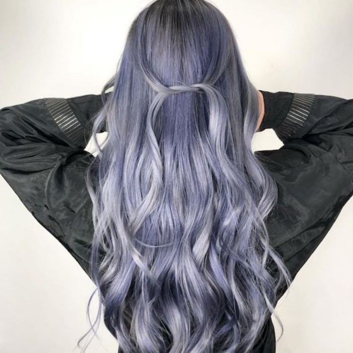 Jual YOORGANIC PERMANENT HAIR COLOR PALE BLUE ASH 8 /18 - PROFESSIONAL ...