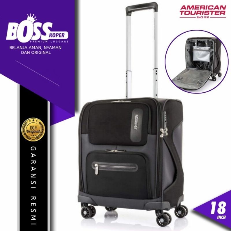 Jual Koper Softcase 18 Inch AMERICAN TOURISTER Kain TSA Lock Original ...