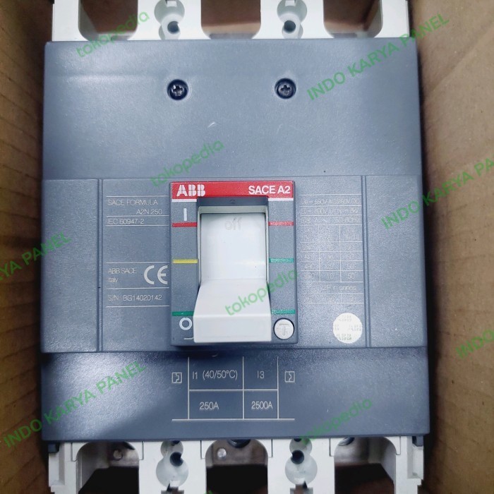 Jual [Baru] Mccb Sace Formula A2 250 3P 250A Abb Terbaru | Shopee Indonesia