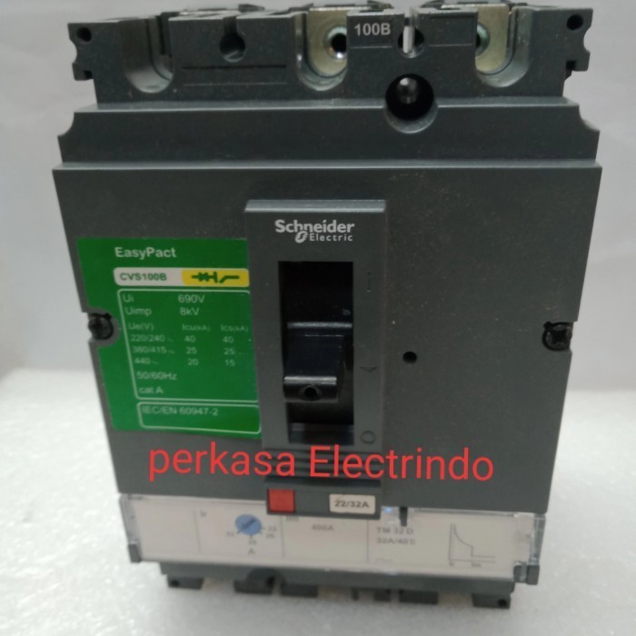 Jual [New Ori] Schneider Electric Easypact Cvs Mccb B25Ka Tm32D 3P Lv510302 Berkualitas | Shopee ...