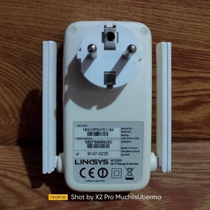Jual Linksys RE6400 AC1200 Boost Ex Wi-Fi Wifi Range Extender | Shopee ...