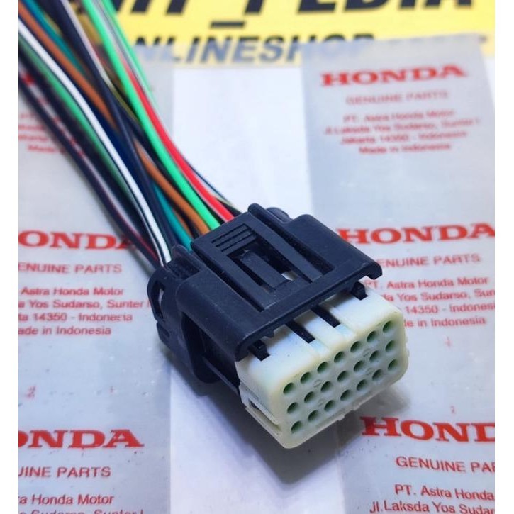 Jual (0_0) Socket 21 Pin Female Waterproof Scu Pcx 160 Original ...