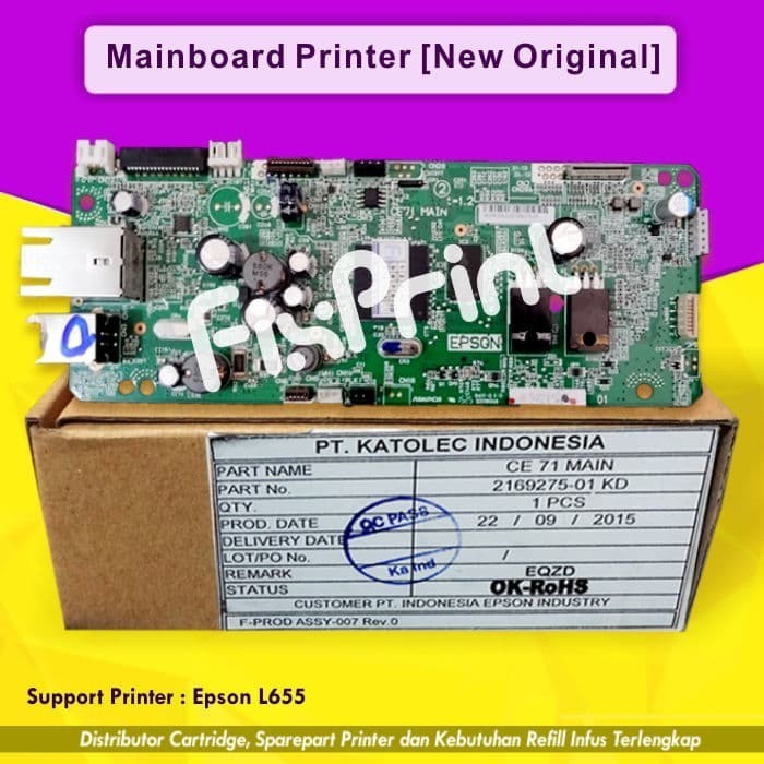 Jual Mainboard Board Printer Epson L655 Motherboard Epson L655 Best ...