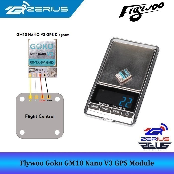 Jual Flywoo Goku Gm10 Nano V3 Gps Module For Fpv Drone | Shopee Indonesia