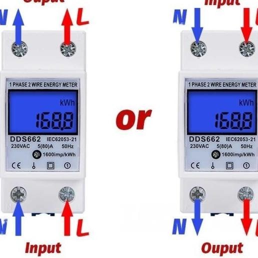 Jual Meteran Listrik Digital Din Rail kWh Meter Single Phase 230V - DDS662 |Terbaru | Shopee ...