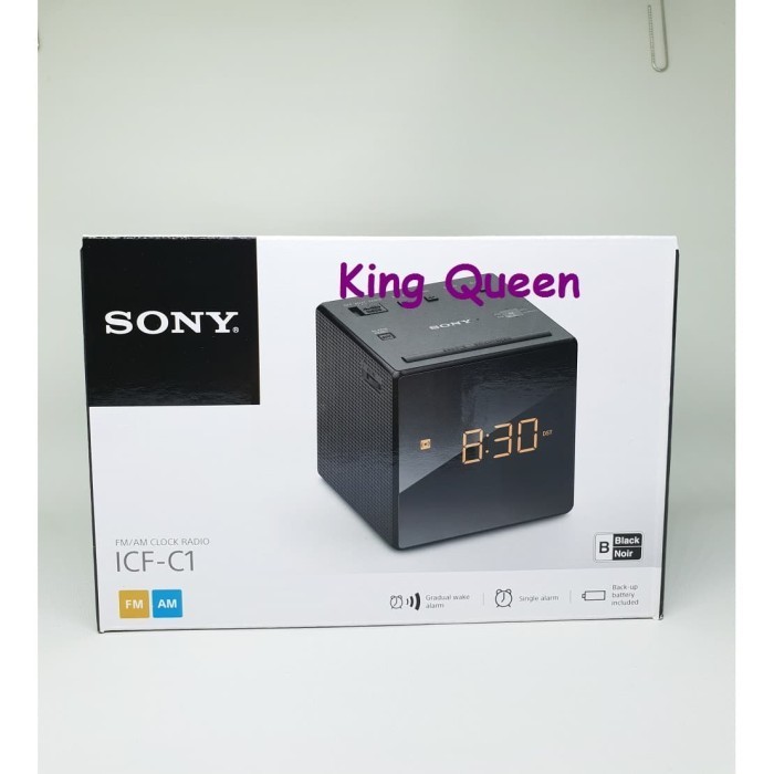 Jual ready Radio Listrik FM/AM SONY ICF-C1 / Radio Sony ICF-C1 Original ...