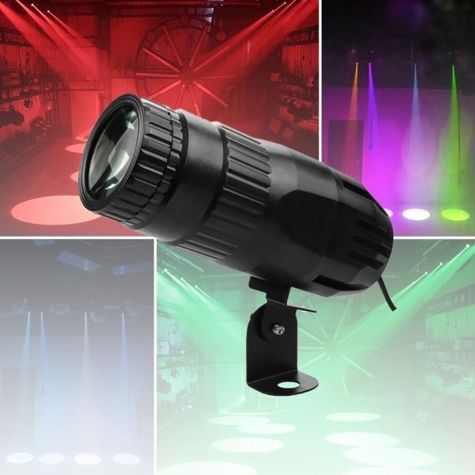 Jual Lampu Sorot Panggung Led Pinspot Beam Rgb Spotlight Stage ...