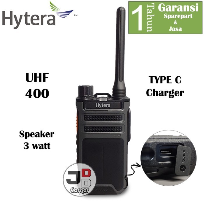 Jual {Anishop} HT Hytera AP518 UHF 400 Analog Non Keypad USB Type C ...