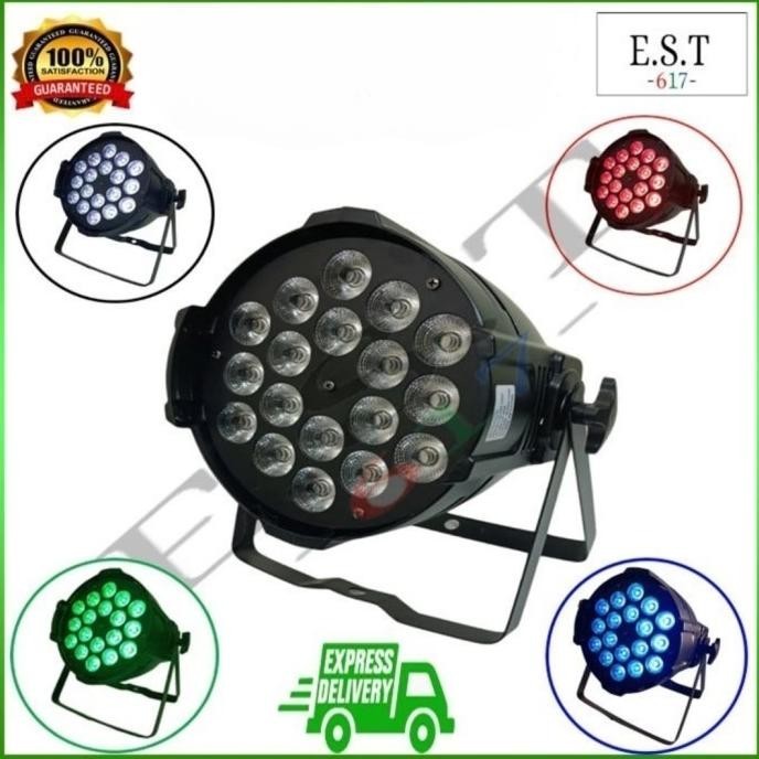 Jual Promo Lampu Sorot Panggung Parled Par Led 18 X 10 W Full Color 4 ...