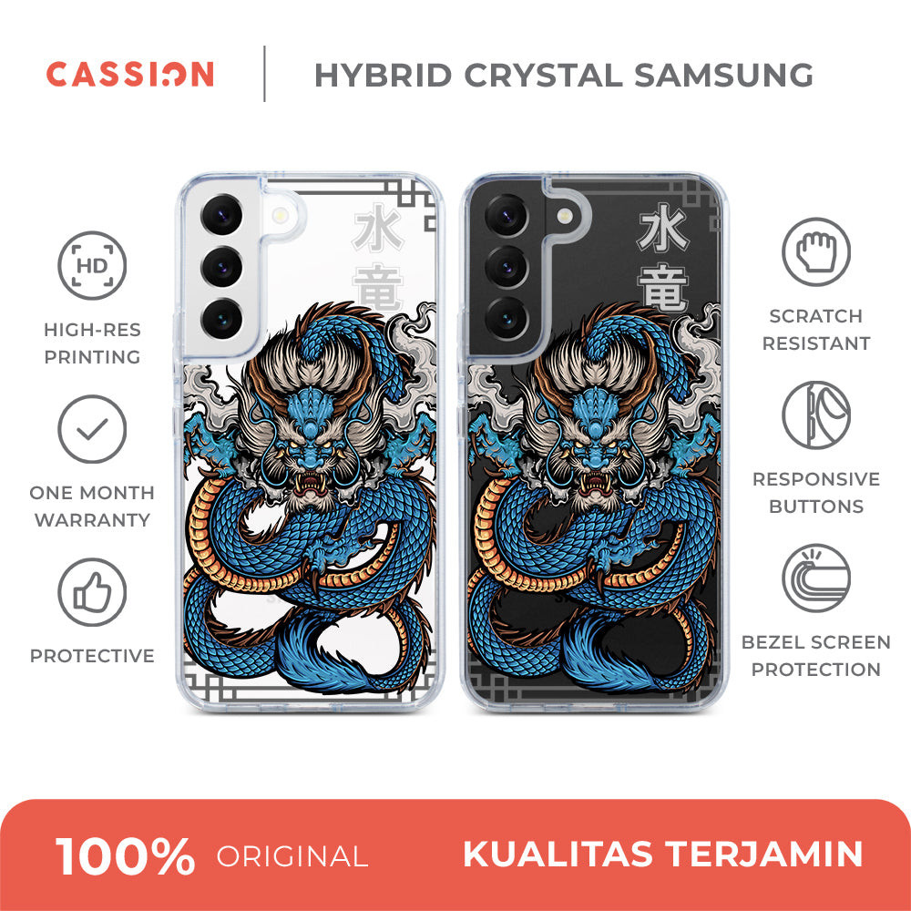 Jual Hybrid Case For Samsung S24 S23 S22 S21 Note 20 Plus Ultra FE Cassion King of Dragons ...