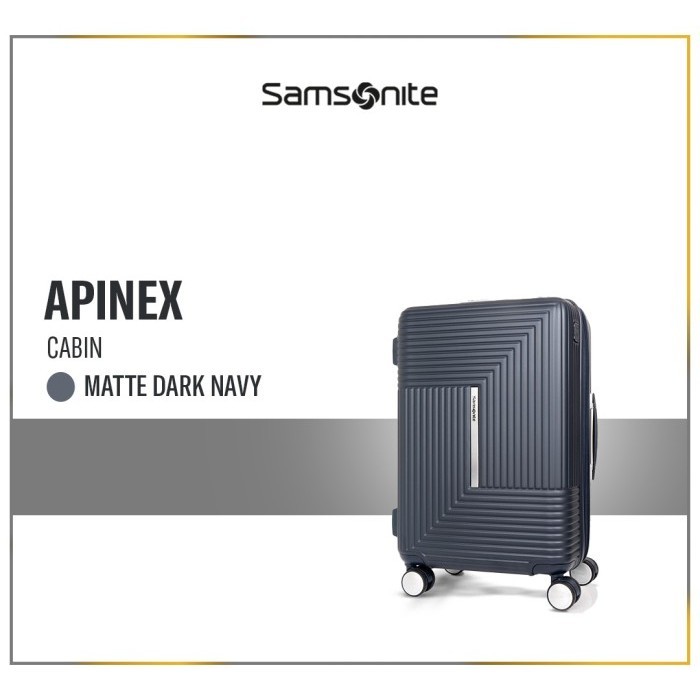 Jual Samsonite Koper Hardcase Apinex Cabin 20 inch - Matte Dark Navy ...