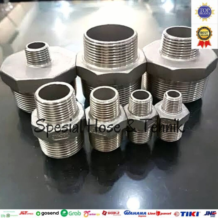 Jual Double Nepel Reducer Stainless 304 Class 150 UK 2 x 1.1/2 Inch ...