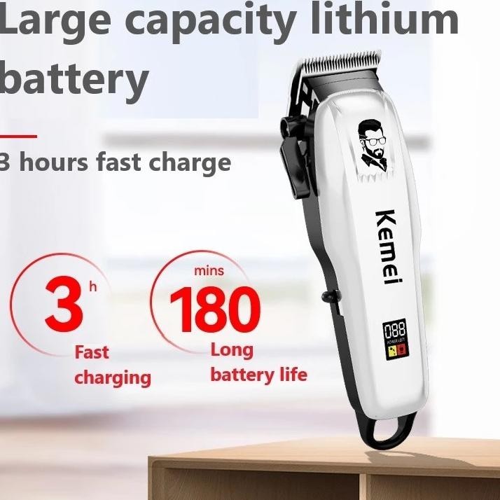 Jual Mesin Cukur Rambut Kemei PG809A Portable Terlengkap Dengan ...