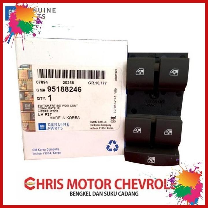 Jual [cmc] switch power window depan kanan driver spin original gm ...