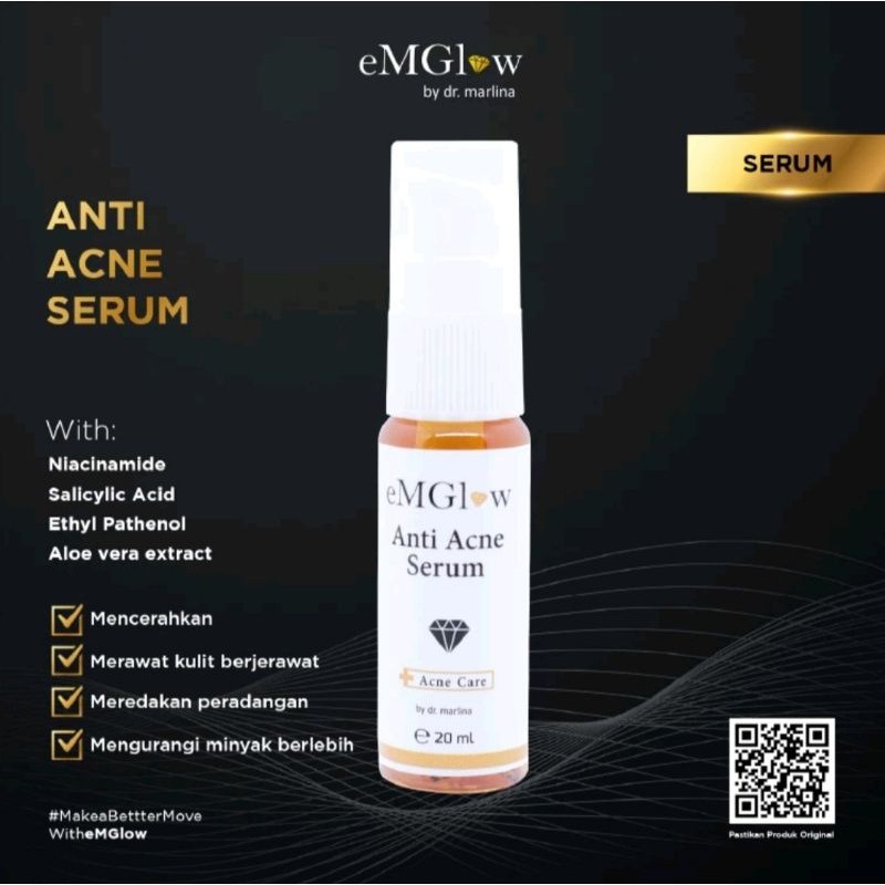 Jual EmGlow Anti Acne Serum by dr.Marlina | Shopee Indonesia