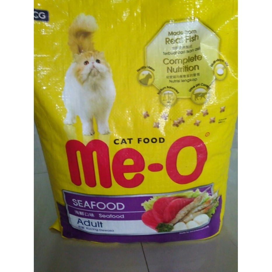 Jual Harga!! meo adult 7kg rasa seafood,tuna, gourmet seafood ME-O ...