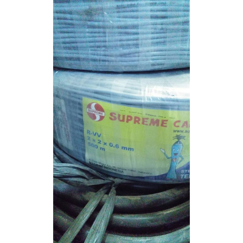 Jual Kabel Telpon Supreme Itc 2 Pair (2X2X0,6) Atau Isi 4 Roll 500M ...