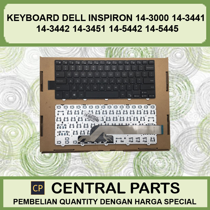 Jual Keyboard Dell Inspiron 14-3000 14-3441 14-3442 14-3451 | Shopee ...