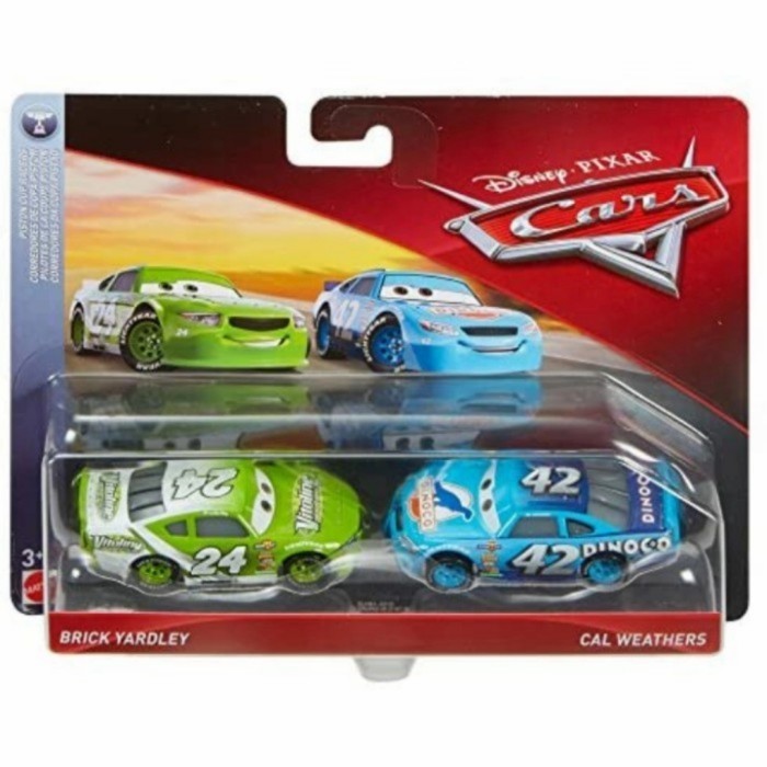 Jual Must Have!! (Set Of 2) Diecast 1/55 Mattel Disney Cars Cal ...