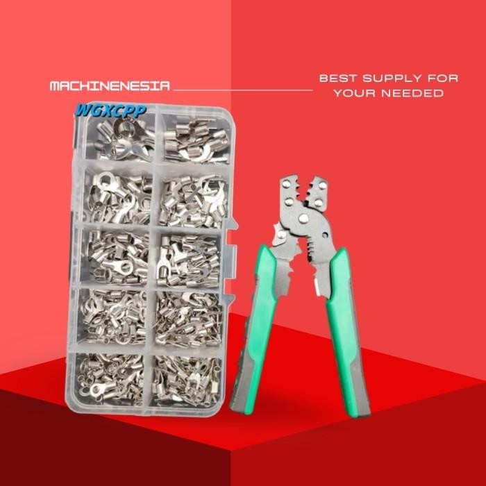 Jual SKUN KABEL BULAT 1PAKET + TANG CRIMPING / CONNECTOR KIT | Shopee ...